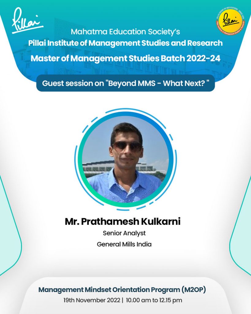 Guest Session on “Beyond MMS – What Next” - PiMSR | Pillai Institute of ...