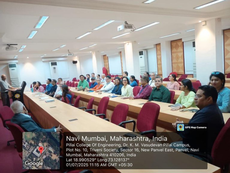 Faculty Induction Program 2025 - PiMSR | Pillai Institute of Management ...